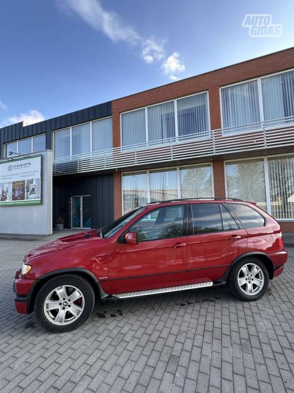 Sarkans BMW X5 2002 Šauļi, ar dzinēja tilpumu 4.60 L un nobraukumu 231 tūkst. km par 5500 €, foto 9 vietnē AUTOMOTO.COM.LV
