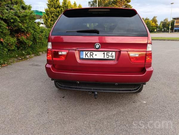 Sarkans BMW X5 2002 Rīga, ar dzinēja tilpumu 3.00 L un nobraukumu 400 tūkst. km par 3300 €, foto 3 vietnē AUTOMOTO.COM.LV