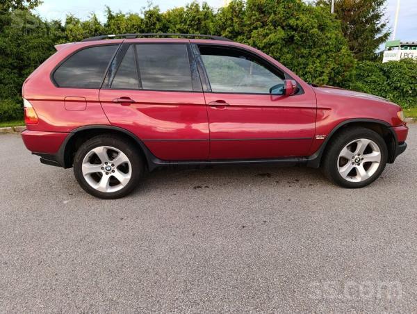Sarkans BMW X5 2002 Rīga, ar dzinēja tilpumu 3.00 L un nobraukumu 400 tūkst. km par 3300 €, foto 5 vietnē AUTOMOTO.COM.LV