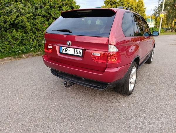 Sarkans BMW X5 2002 Rīga, ar dzinēja tilpumu 3.00 L un nobraukumu 400 tūkst. km par 3300 €, foto 6 vietnē AUTOMOTO.COM.LV