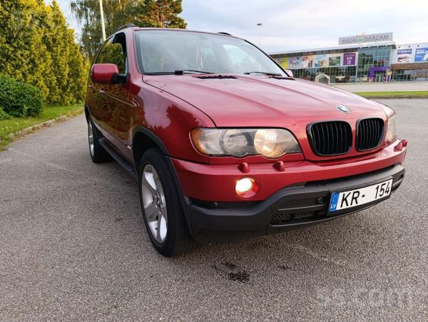 Sarkans BMW X5 2002 Rīga, ar dzinēja tilpumu 3.00 L un nobraukumu 400 tūkst. km par 3300 €, foto 7 vietnē AUTOMOTO.COM.LV