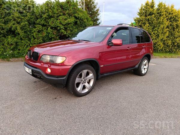 Sarkans BMW X5 2002 Rīga, ar dzinēja tilpumu 3.00 L un nobraukumu 400 tūkst. km par 3300 €, foto 9 vietnē AUTOMOTO.COM.LV