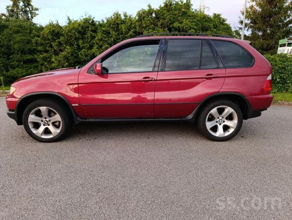 Sarkans BMW X5 2002 Rīga, ar dzinēja tilpumu 3.00 L un nobraukumu 400 tūkst. km par 3300 €, foto 10 vietnē AUTOMOTO.COM.LV