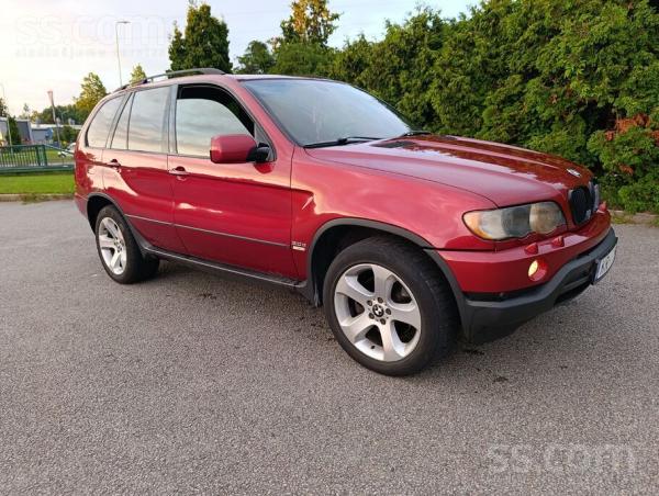 Sarkans BMW X5 2002 Rīga, ar dzinēja tilpumu 3.00 L un nobraukumu 400 tūkst. km par 3300 €, foto 2 vietnē AUTOMOTO.COM.LV