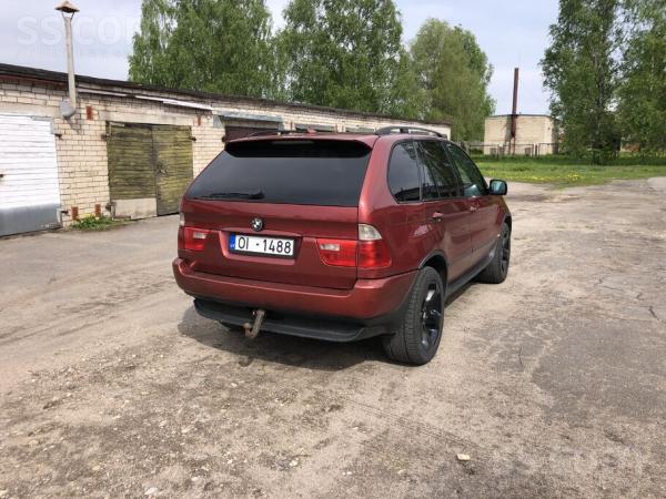 Sarkans BMW X5 2003 Cēsis, ar dzinēja tilpumu 3.00 L un nobraukumu 364 tūkst. km par 3400 €, foto 4 vietnē AUTOMOTO.COM.LV