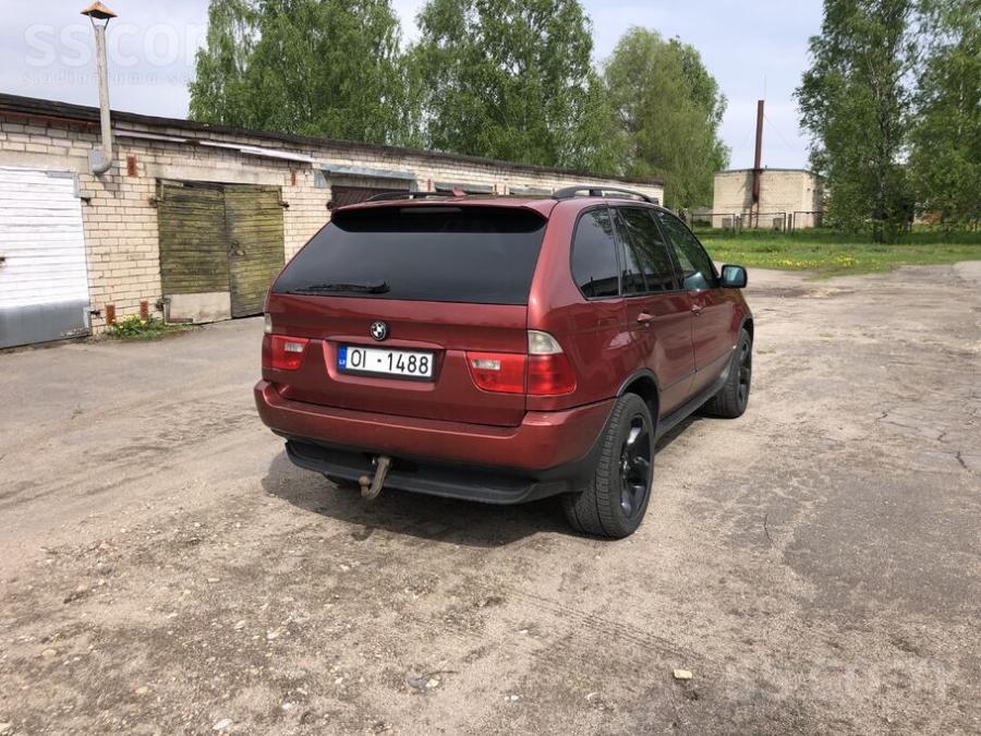 Sarkans BMW X5 2003 Cēsis, ar dzinēja tilpumu 3.00 L un nobraukumu 364 tūkst. km par 3400 €, foto 5 vietnē AUTOMOTO.COM.LV