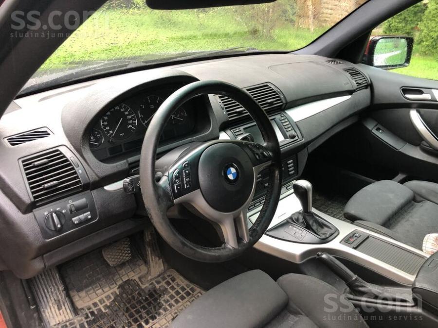 Sarkans BMW X5 2003 Cēsis, ar dzinēja tilpumu 3.00 L un nobraukumu 364 tūkst. km par 3400 €, foto 6 vietnē AUTOMOTO.COM.LV