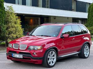 Red BMW X5 2006 in Vilnius, with an engine capacity of 4.80 L and mileage of 250 thousand km for 8500 €, photo  on AUTOMOTO.COM.LV