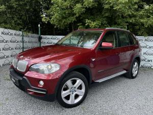 Red BMW X5 2009 in Vilnius, with an engine capacity of 2.99 L and mileage of 337 thousand km for 7500 €, photo  on AUTOMOTO.COM.LV