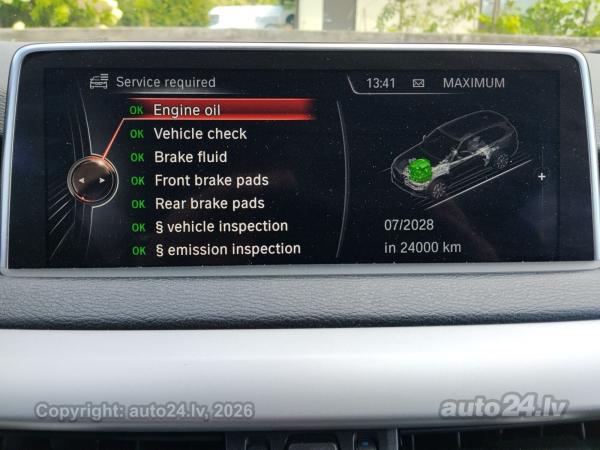 BMW X5 2014 in Tartu, with an engine capacity of 3.00 L and mileage of 283 thousand km for 16200 €, photo 10 on AUTOMOTO.COM.LV