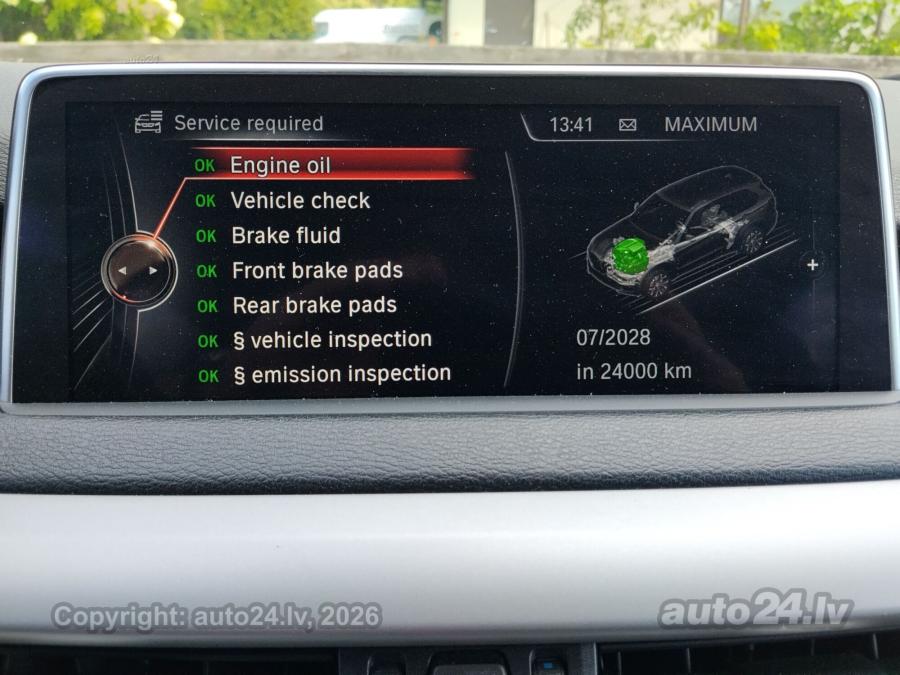 BMW X5 2014 in Tartu, with an engine capacity of 3.00 L and mileage of 283 thousand km for 16200 €, photo 10 on AUTOMOTO.COM.LV