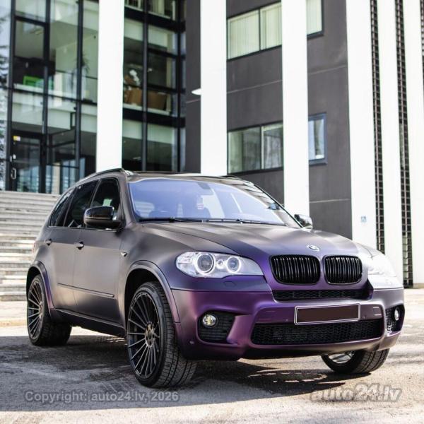 Violet BMW X5 2011 in Johvi, with an engine capacity of 3.00 L and mileage of 286 thousand km for 15500 €, photo 1 on AUTOMOTO.COM.LV