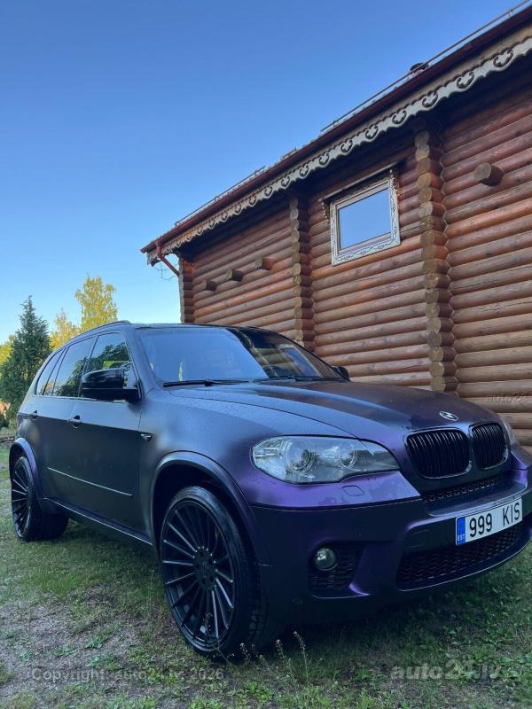 Violet BMW X5 2011 in Johvi, with an engine capacity of 3.00 L and mileage of 286 thousand km for 15500 €, photo 9 on AUTOMOTO.COM.LV