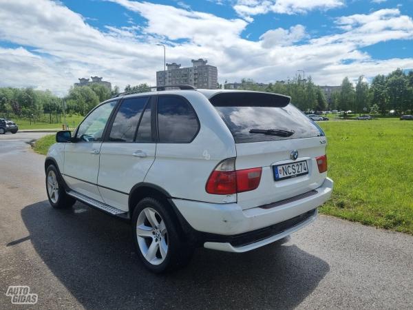 White BMW X5 2002 in Kaunas, with an engine capacity of 2.90 L and mileage of 380 thousand km for 2450 €, photo 4 on AUTOMOTO.COM.LV