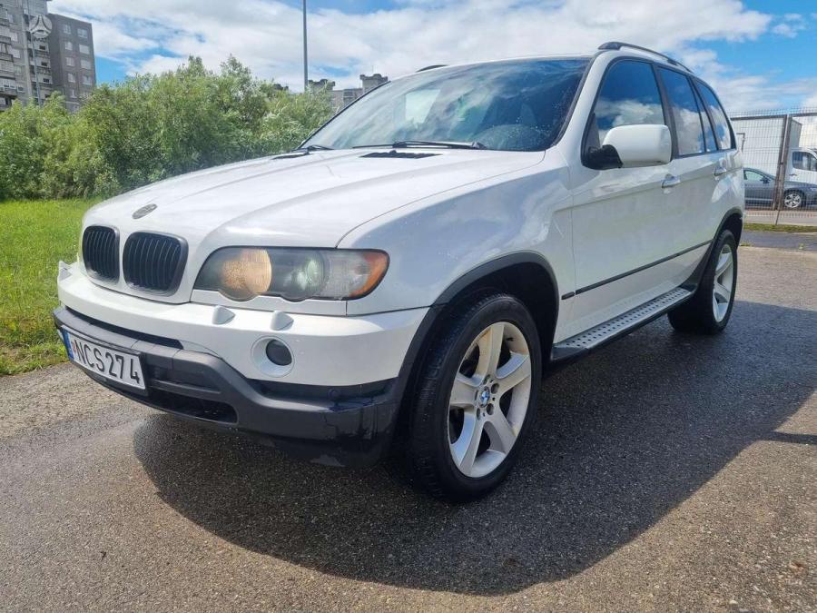 Balts BMW X5 2002 Kauņa, ar dzinēja tilpumu 2.93 L un nobraukumu 380 tūkst. km par 2450 €, foto 3 vietnē AUTOMOTO.COM.LV