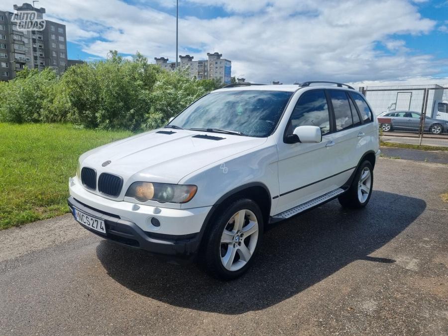 Белый БМВ Х5 2002 в Каунас, объемом двигателя 2.90 л и пробегом 395 тыс. км за 2350 €, фото 3 на AUTOMOTO.COM.LV