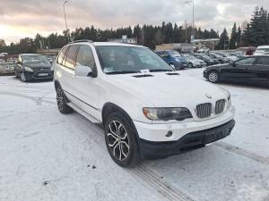 White BMW X5 2003 in Utena, with an engine capacity of 3.00 L and mileage of 388 thousand km for 3750 €, photo 2 on AUTOMOTO.COM.LV
