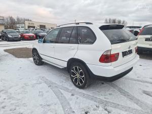 White BMW X5 2003 in Utena, with an engine capacity of 3.00 L and mileage of 388 thousand km for 3750 €, photo 5 on AUTOMOTO.COM.LV