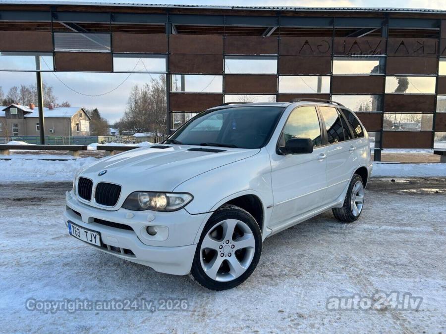 White BMW X5 2004 in Valga, with an engine capacity of 3.00 L and mileage of 319 thousand km for 3490 €, photo 1 on AUTOMOTO.COM.LV