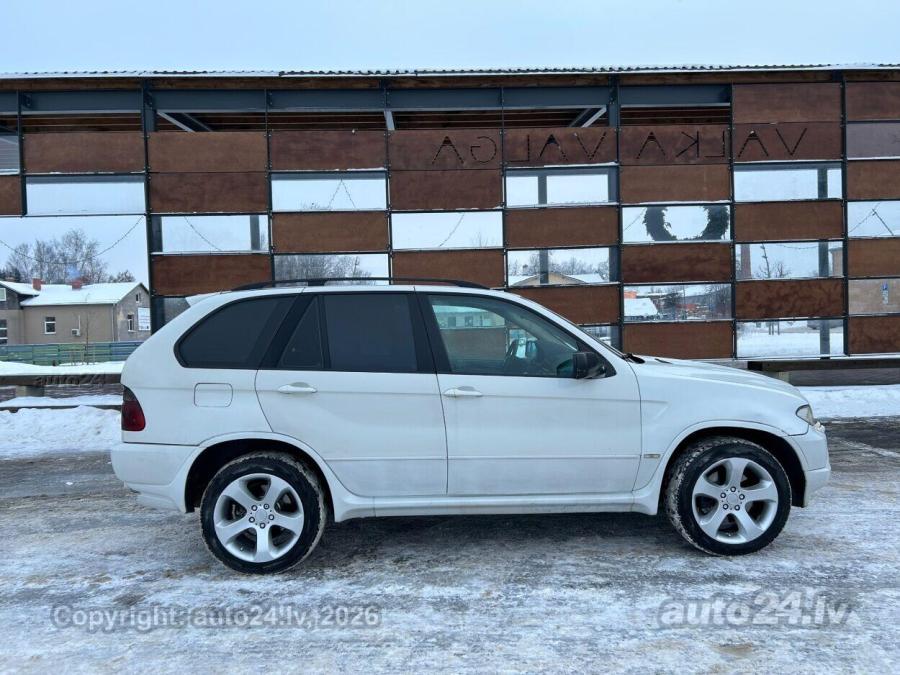 White BMW X5 2004 in Valga, with an engine capacity of 3.00 L and mileage of 319 thousand km for 3490 €, photo 6 on AUTOMOTO.COM.LV