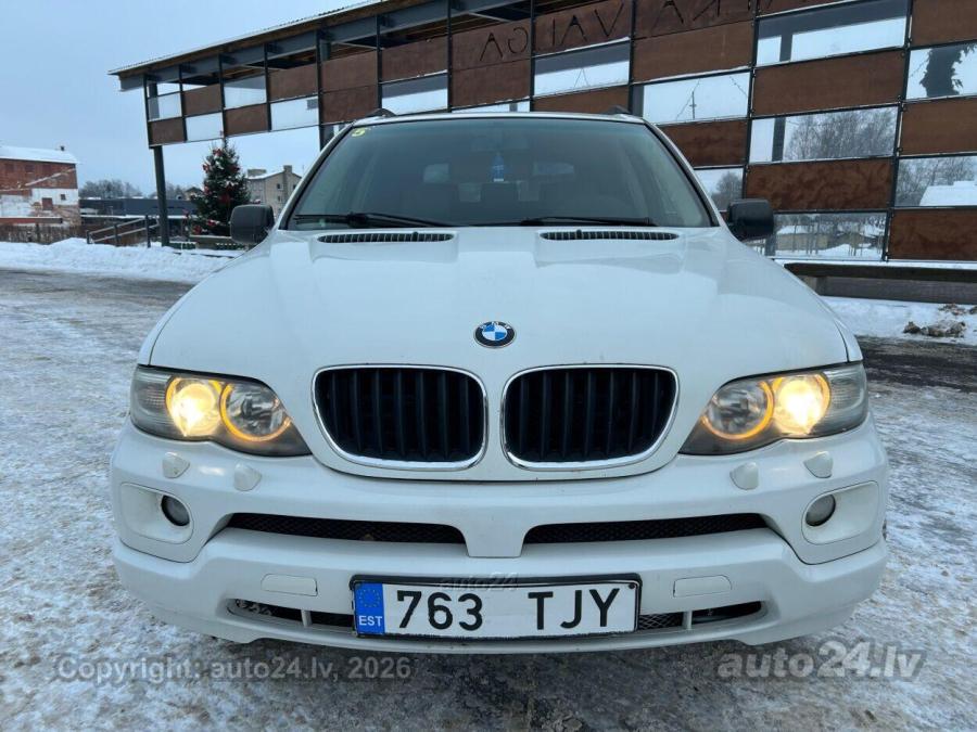 White BMW X5 2004 in Valga, with an engine capacity of 3.00 L and mileage of 319 thousand km for 3490 €, photo 8 on AUTOMOTO.COM.LV