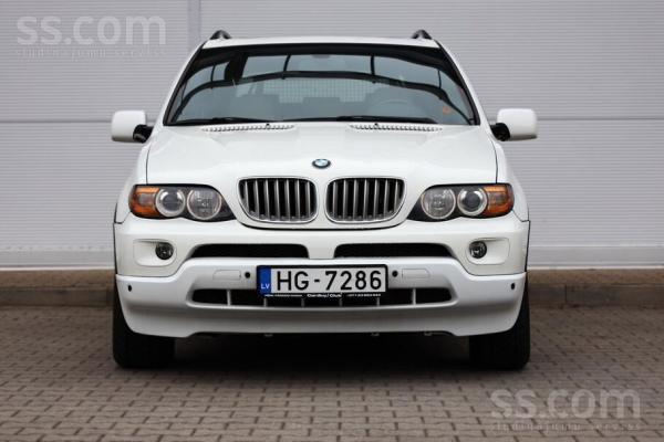 Белый БМВ Х5 2006 в Рига, объемом двигателя 4.40 л и пробегом 0 тыс. км за 3495 €, фото 3 на AUTOMOTO.COM.LV