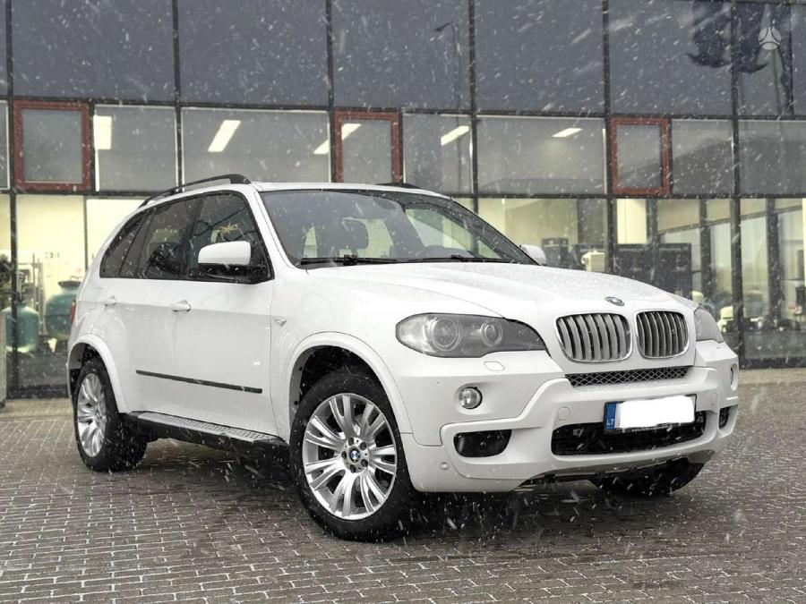 Balts BMW X5 2007 Klaipėda, ar dzinēja tilpumu 2.99 L un nobraukumu 320 tūkst. km par 9800 €, foto 8 vietnē AUTOMOTO.COM.LV