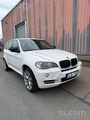 White BMW X5 2007 in Riga, with an engine capacity of 3.00 L and mileage of 0 thousand km for 8500 €, photo  on AUTOMOTO.COM.LV