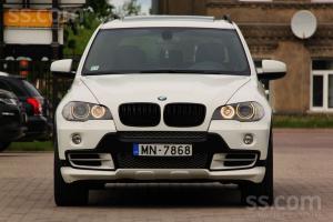 White BMW X5 2008 in Jelgava, with an engine capacity of 3.00 L and mileage of 0 thousand km for 33500 €, photo 2 on AUTOMOTO.COM.LV