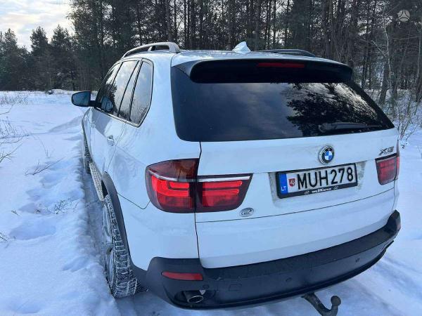 White BMW X5 2008 in Vilnius, with an engine capacity of 2.99 L and mileage of 402 thousand km for 6500 €, photo 10 on AUTOMOTO.COM.LV