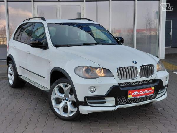 White BMW X5 2008 in Vilnius, with an engine capacity of 3.00 L and mileage of 340 thousand km for 8500 €, photo 1 on AUTOMOTO.COM.LV