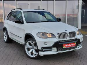 Balts BMW X5 2008 Viļņa, ar dzinēja tilpumu 3.00 L un nobraukumu 340 tūkst. km par 8500 €, foto  vietnē AUTOMOTO.COM.LV