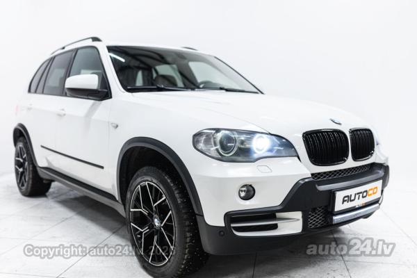 White BMW X5 2008 in Tallinn, with an engine capacity of 3.00 L and mileage of 301 thousand km for 7999 €, photo 4 on AUTOMOTO.COM.LV