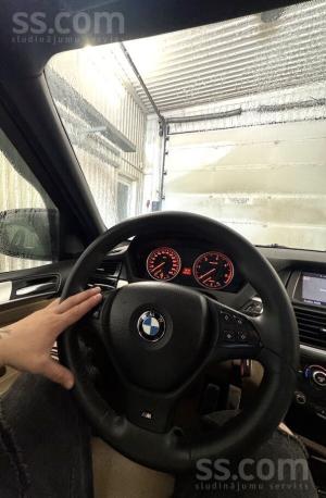 White BMW X5 2008 in Daugavpils, with an engine capacity of 3.00 L and mileage of 300 thousand km for 7250 €, photo 7 on AUTOMOTO.COM.LV
