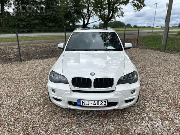 Белый БМВ Х5 2008 в Цесис, объемом двигателя 3.00 л и пробегом 0 тыс. км за 9900 €, фото 6 на AUTOMOTO.COM.LV