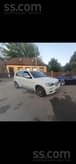 Balts BMW X5 2008 Jēkabpils, ar dzinēja tilpumu 4.80 L un nobraukumu 182 tūkst. km par 10000 €, foto  vietnē AUTOMOTO.COM.LV