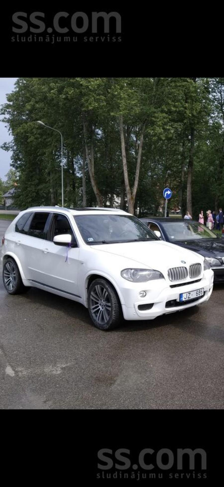 Белый БМВ Х5 2008 в Екабпилс, объемом двигателя 4.80 л и пробегом 182 тыс. км за 10000 €, фото 3 на AUTOMOTO.COM.LV