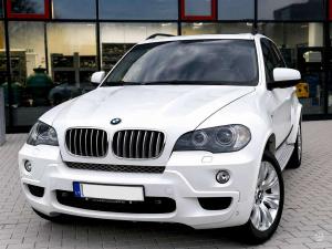 Balts BMW X5 2008 Klaipėda, ar dzinēja tilpumu 2.99 L un nobraukumu 288 tūkst. km par 9700 €, foto  vietnē AUTOMOTO.COM.LV