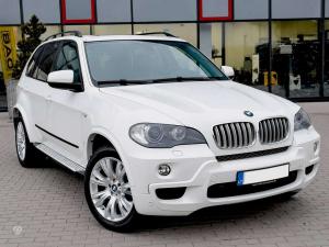 White BMW X5 2008 in Klaipeda, with an engine capacity of 2.99 L and mileage of 288 thousand km for 9700 €, photo 3 on AUTOMOTO.COM.LV