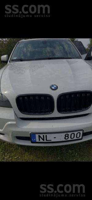 White BMW X5 2008 in Madona, with an engine capacity of 3.00 L and mileage of 272 thousand km for 11000 €, photo  on AUTOMOTO.COM.LV
