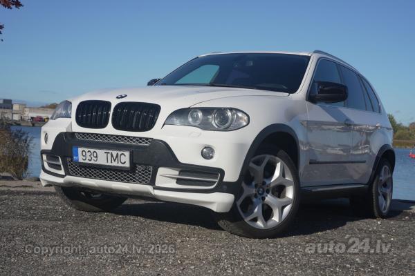 White BMW X5 2008 in Tallinn, with an engine capacity of 3.00 L and mileage of 363 thousand km for 9999 €, photo 1 on AUTOMOTO.COM.LV