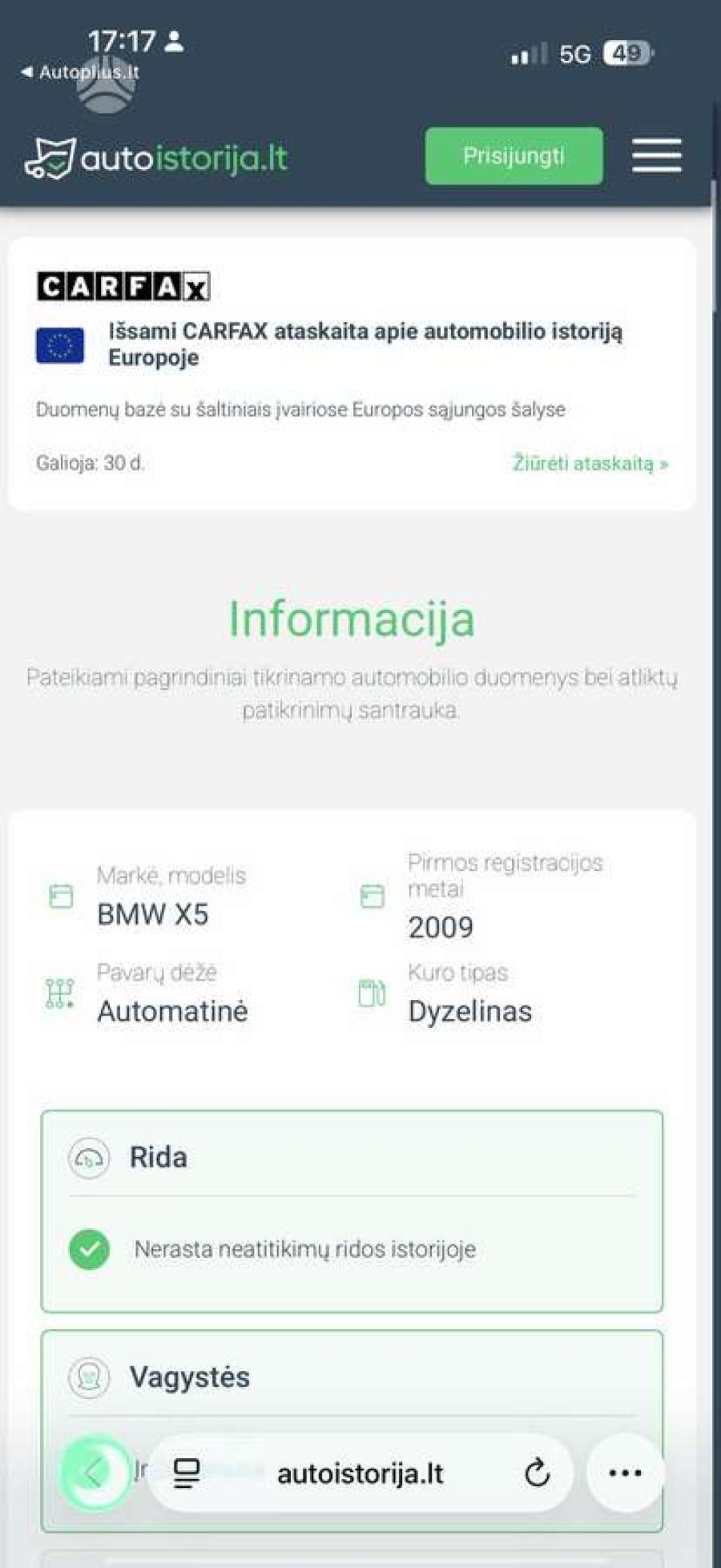 Balts BMW X5 2009 Kauņa, ar dzinēja tilpumu 2.99 L un nobraukumu 342 tūkst. km par 7800 €, foto 28 vietnē AUTOMOTO.COM.LV
