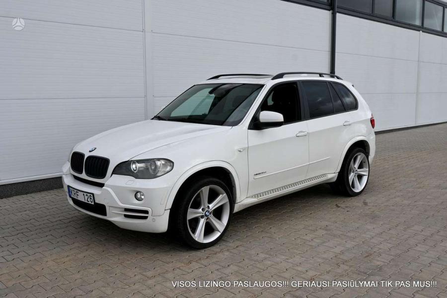 White BMW X5 2010 in Kretinga, with an engine capacity of 2.99 L and mileage of 347 thousand km for 8499 €, photo 14 on AUTOMOTO.COM.LV
