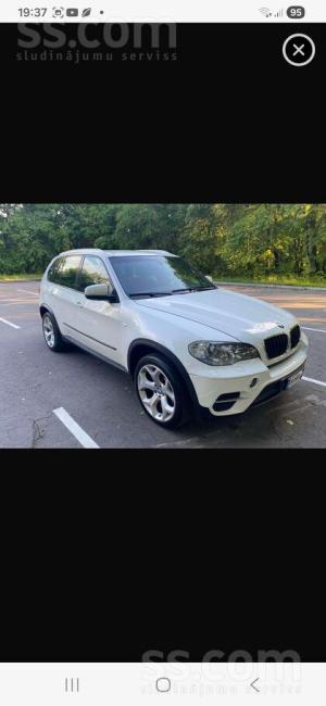 White BMW X5 2011 in Riga, with an engine capacity of 3.00 L and mileage of 179 thousand km for 11950 €, photo 3 on AUTOMOTO.COM.LV