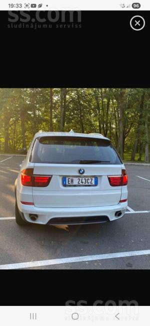 White BMW X5 2011 in Riga, with an engine capacity of 3.00 L and mileage of 179 thousand km for 11950 €, photo 5 on AUTOMOTO.COM.LV