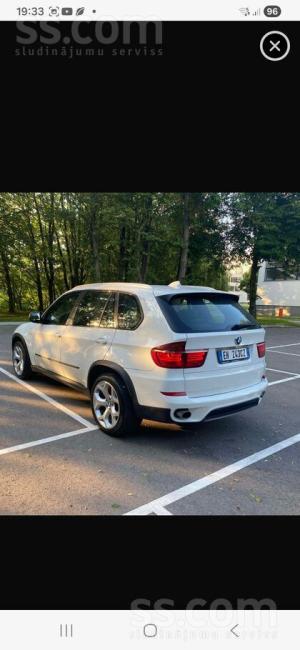 White BMW X5 2011 in Riga, with an engine capacity of 3.00 L and mileage of 179 thousand km for 11950 €, photo 7 on AUTOMOTO.COM.LV