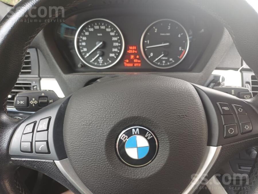 White BMW X5 2011 in Riga, with an engine capacity of 3.00 L and mileage of 179 thousand km for 11950 €, photo 25 on AUTOMOTO.COM.LV