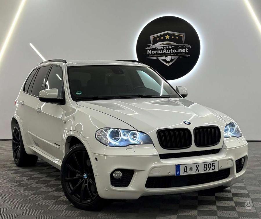 Balts BMW X5 2011 Marijampole, ar dzinēja tilpumu 2.99 L un nobraukumu 218 tūkst. km par 12950 €, foto 1 vietnē AUTOMOTO.COM.LV