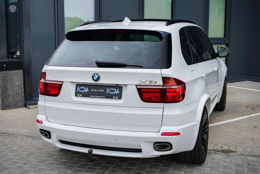 White BMW X5 2011 in Kaunas, with an engine capacity of 2.99 L and mileage of 336 thousand km for 12450 €, photo 14 on AUTOMOTO.COM.LV