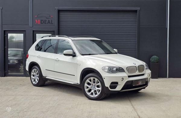 White BMW X5 2011 in Utena, with an engine capacity of 2.99 L and mileage of 265 thousand km for 9950 €, photo 1 on AUTOMOTO.COM.LV